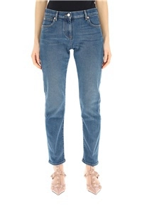 Valentino Garavani Logo-patch Denim Jeans