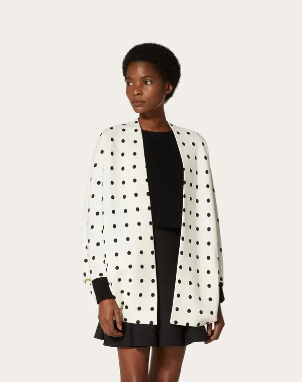 Valentino Garavani Wool And Silk Cloak