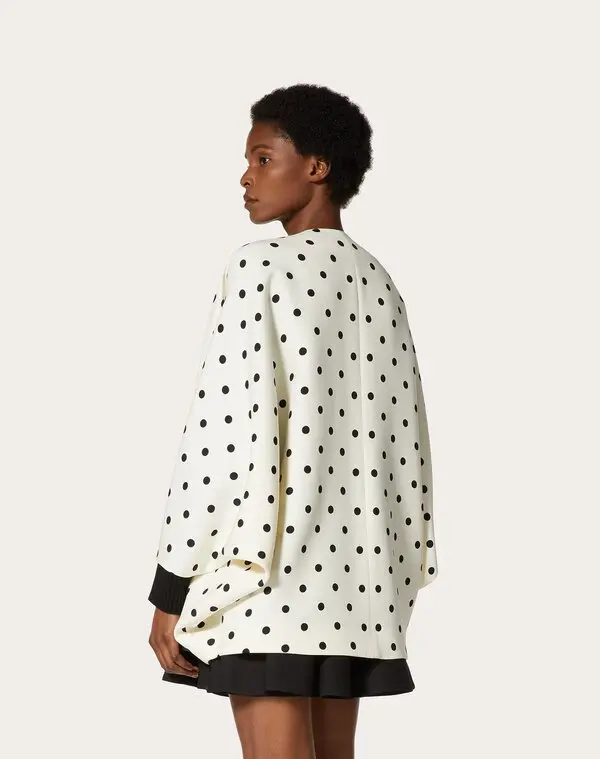 Valentino Garavani Wool And Silk Cloak