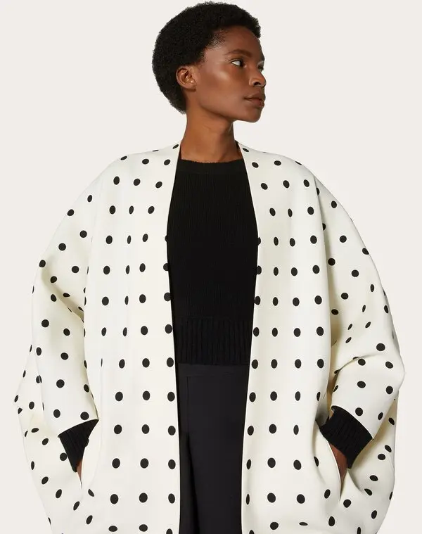 Valentino Garavani Wool And Silk Cloak