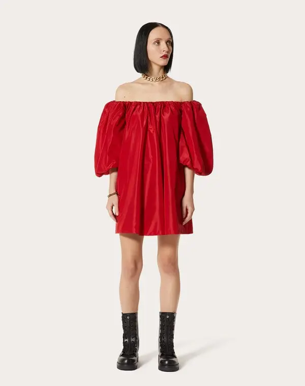 Valentino Garavani Off-shoulder Mini Dress