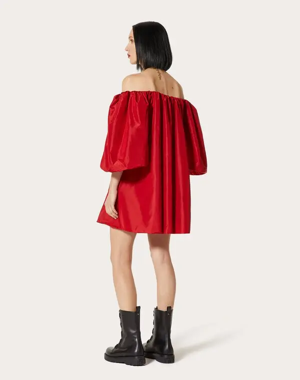 Valentino Garavani Off-shoulder Mini Dress