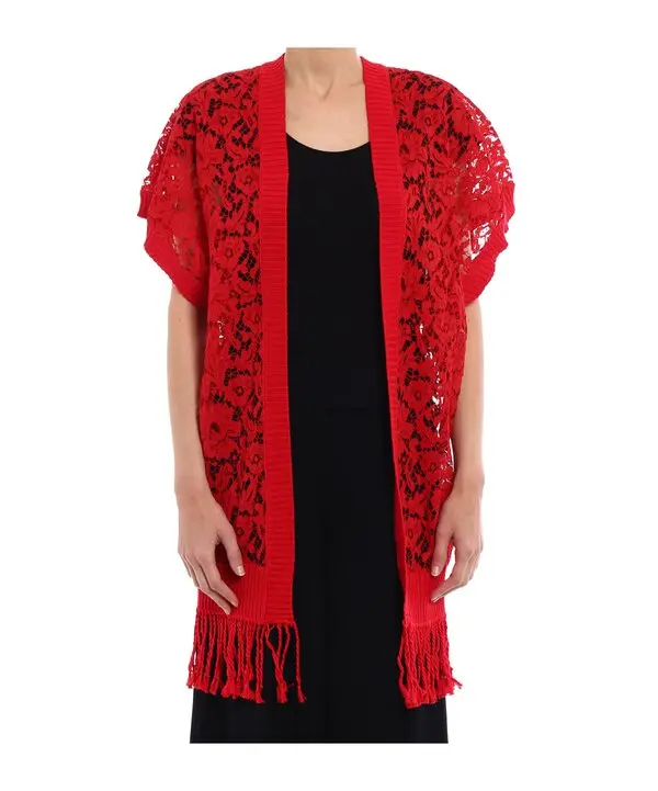 Valentino Garavani Fringed Cardigan