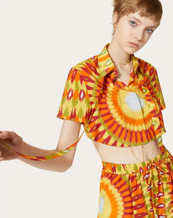 Valentino Garavani Round Rain Printed Shirt