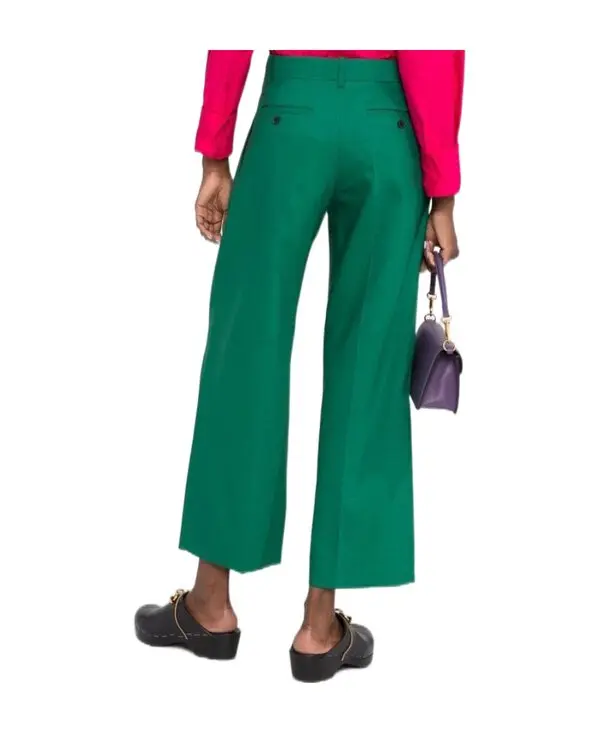 Valentino Garavani High-waist Cropped Trousers