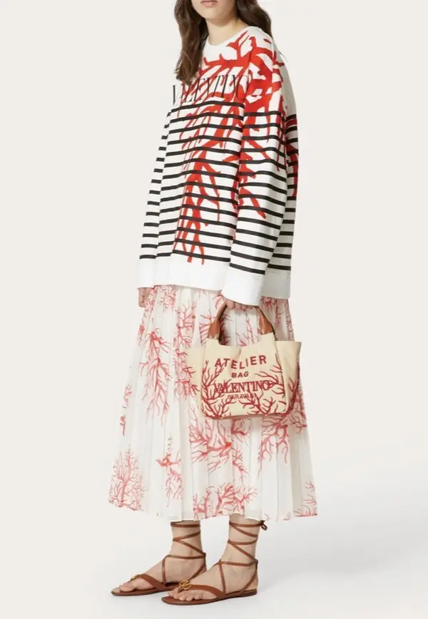Valentino Garavani Pleated Skirt