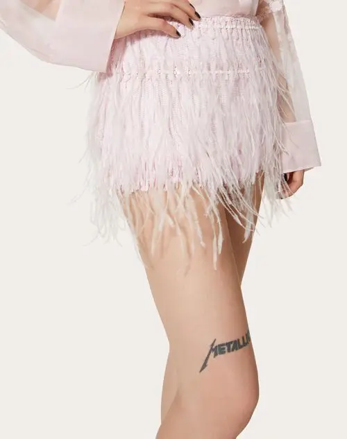 Valentino Garavani Side Zip Skirt