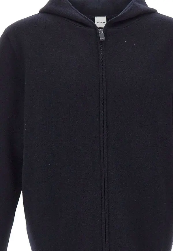 Aspesi Zip-up Hooded Sweater