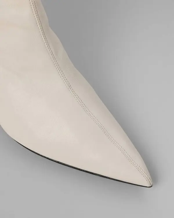Celine Shiny Leather Sock Booty