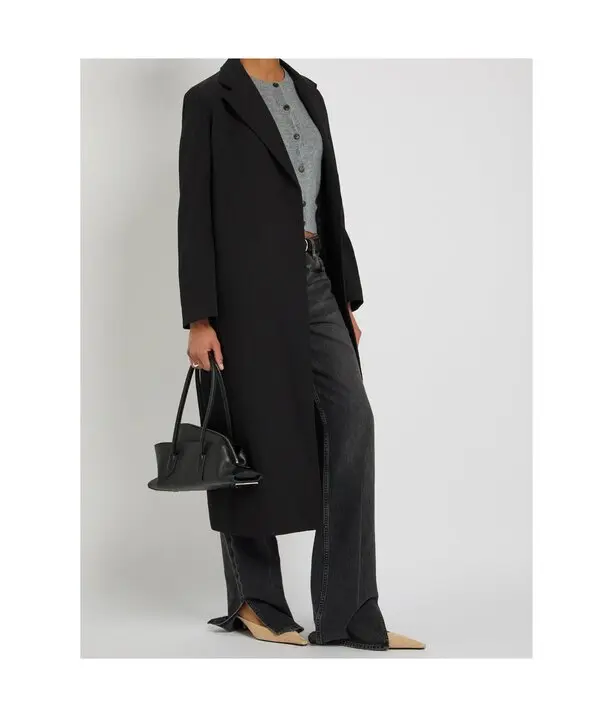 NILI LOTAN Long-sleeved Belted Coat