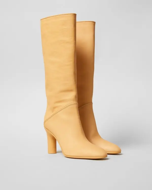 Celine Tube High Boot In Calfskin