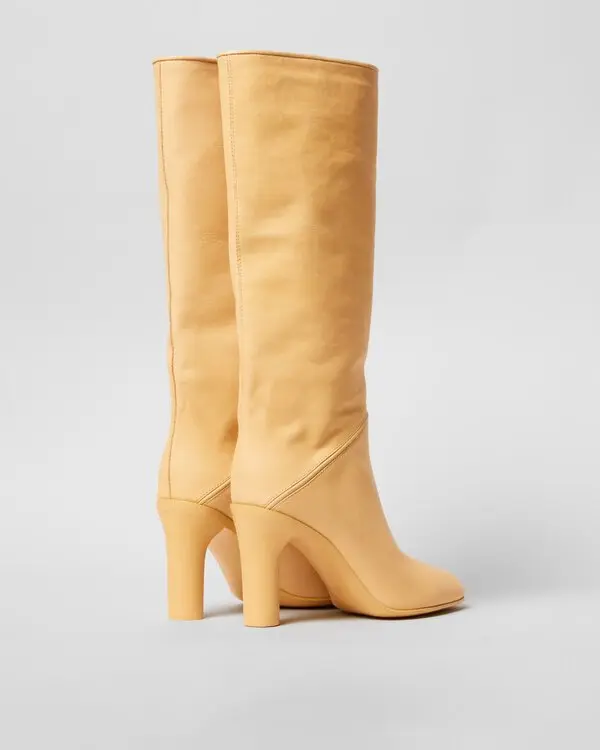 Celine Tube High Boot In Calfskin