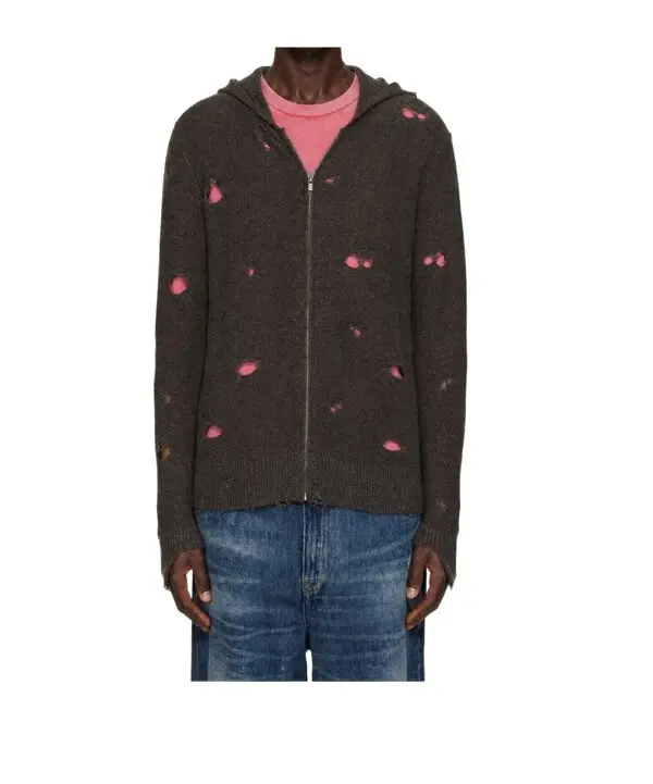 Gimaguas Long-sleeve Zip-up Knit Top