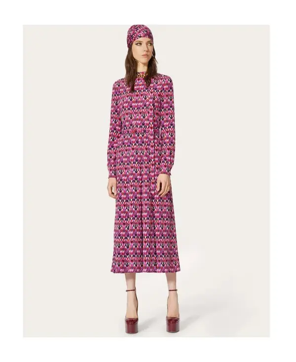 Valentino Garavani Optical Print Shirtdress