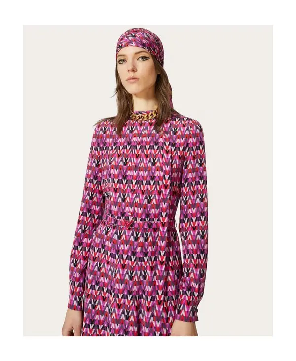 Valentino Garavani Optical Print Shirtdress