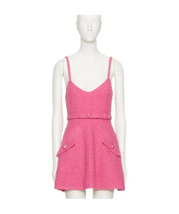 Valentino Garavani Tweed Mini Dress - Pink