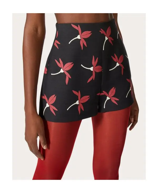 Valentino Garavani Floral-print Shorts