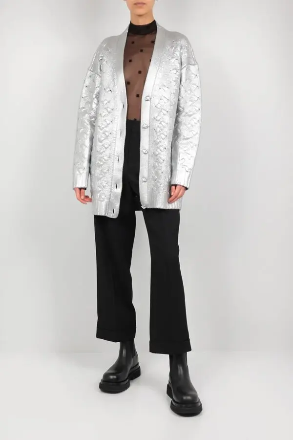 Valentino Garavani V-neck Knitted Cardigan
