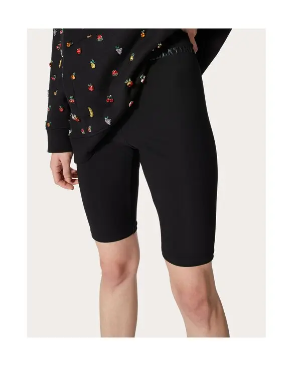 Valentino Garavani Embossed Logo Cycling Shorts