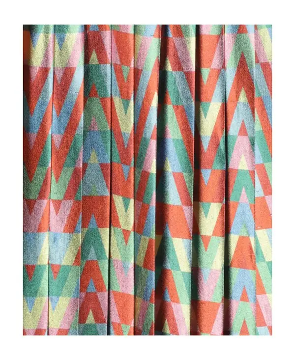 Valentino Garavani V Pattern Pleated Skirt