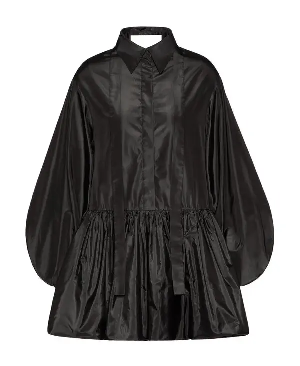 Valentino Garavani Long-sleeved Mini Shirt Dress