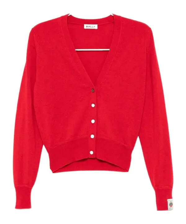 Bally Cashmere Cardigan - Red