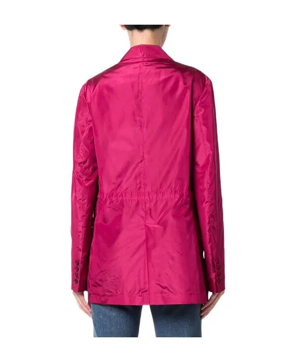Valentino Garavani Crinkled-effect Single-breasted Blazer