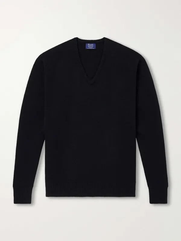 William Lockie Wool Sweater - Black