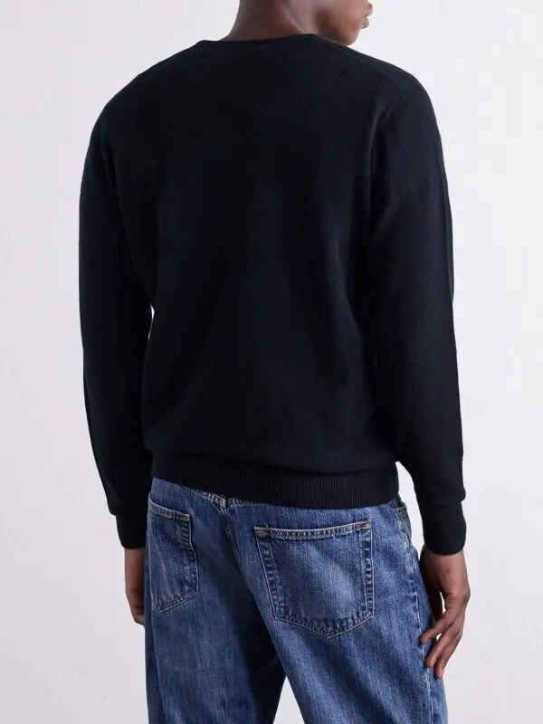 William Lockie Wool Sweater - Black