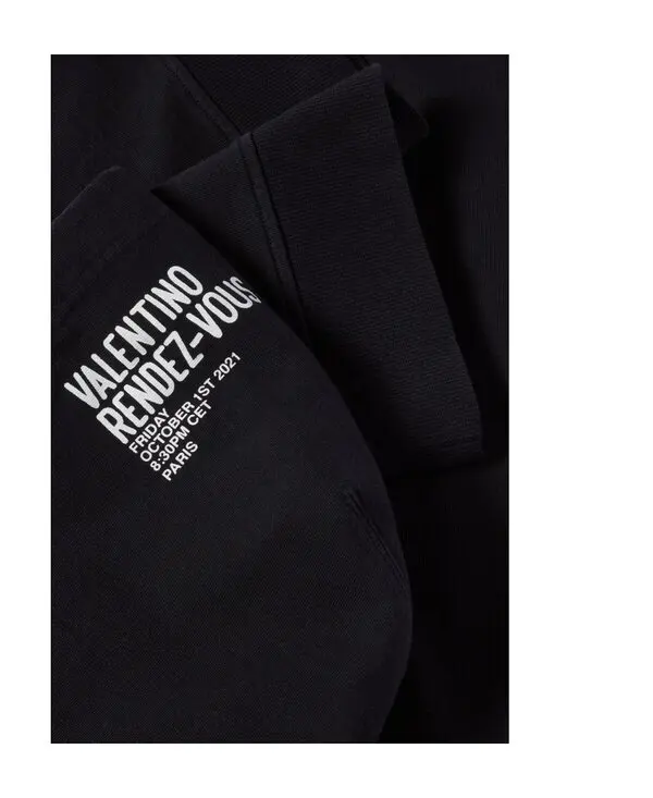 Valentino Garavani Pattern Printed Hooded Hoodie