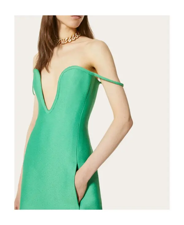Valentino Garavani Dropped Shoulder Mini Dress