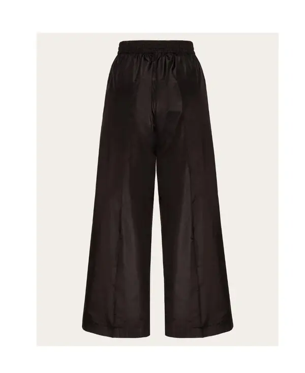 Valentino Garavani Wide-leg Cropped Silk Trousers