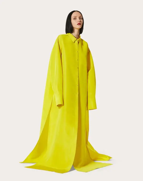 Valentino Garavani Button Long-sleeved Dress
