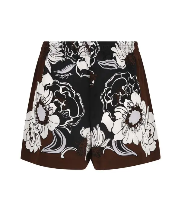Valentino Garavani Flower Print Shorts