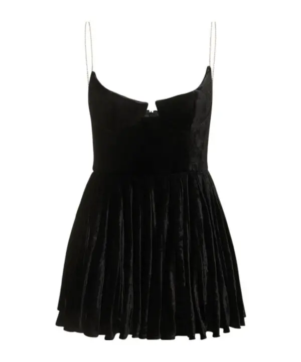 Magda Butrym Velour Mini Dress W