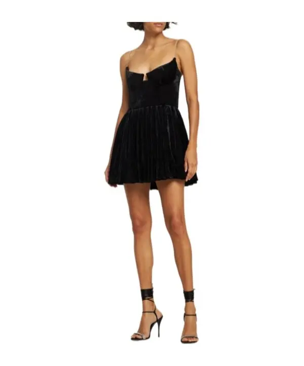Magda Butrym Velour Mini Dress W