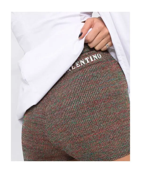 Valentino Garavani High Waist Knitted Shorts