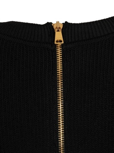 Balmain Logo Button Dress