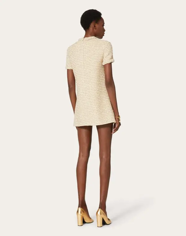 Valentino Garavani Roman Stud Tweed Dress