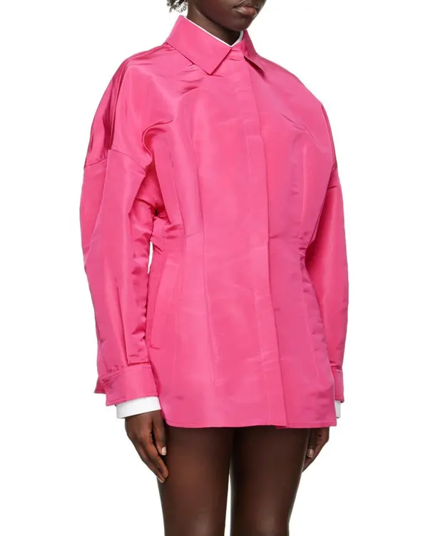 Valentino Garavani Faille Long-sleeved Pea Coat