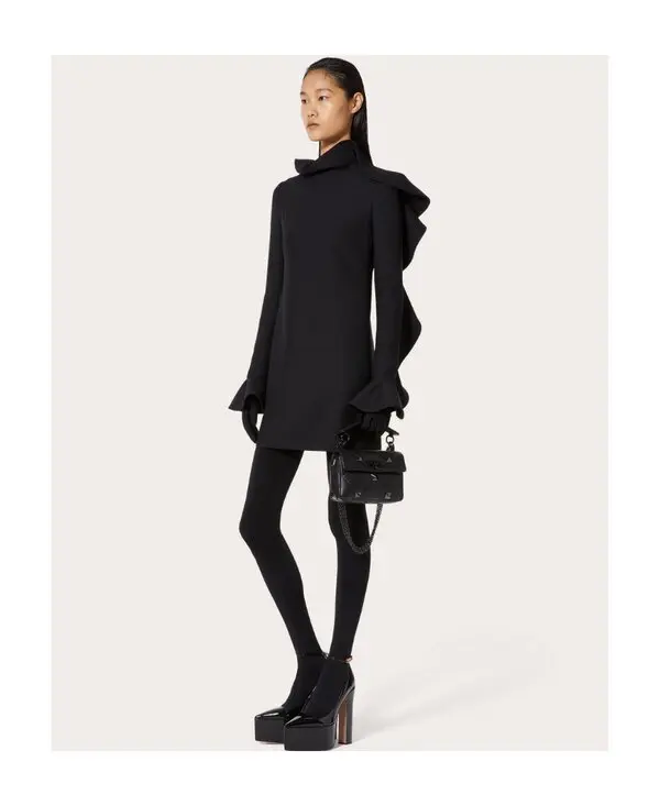 Valentino Garavani Ruffled-detail Mini Dress