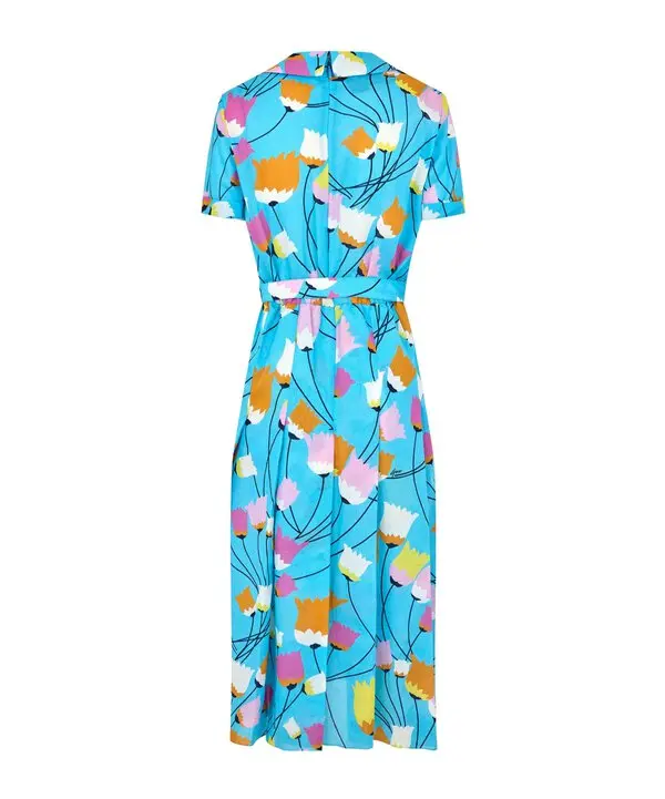 Gucci Floralprint Shirt Midi Dress