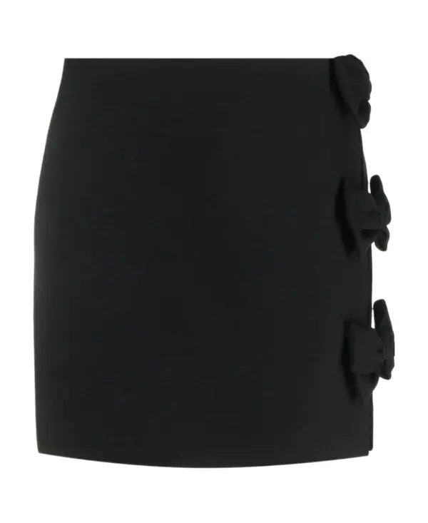 Valentino Garavani Bow Detailed Mini Skirt