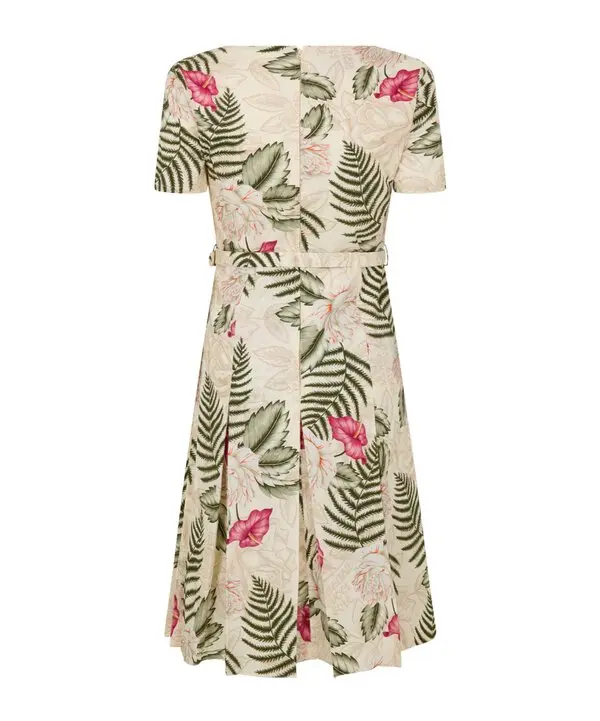 Gucci Floralprint Shortsleeve Dress