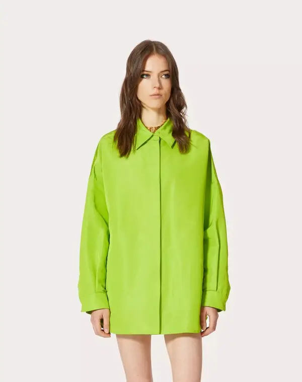 Valentino Garavani Oversized Silk Shirt