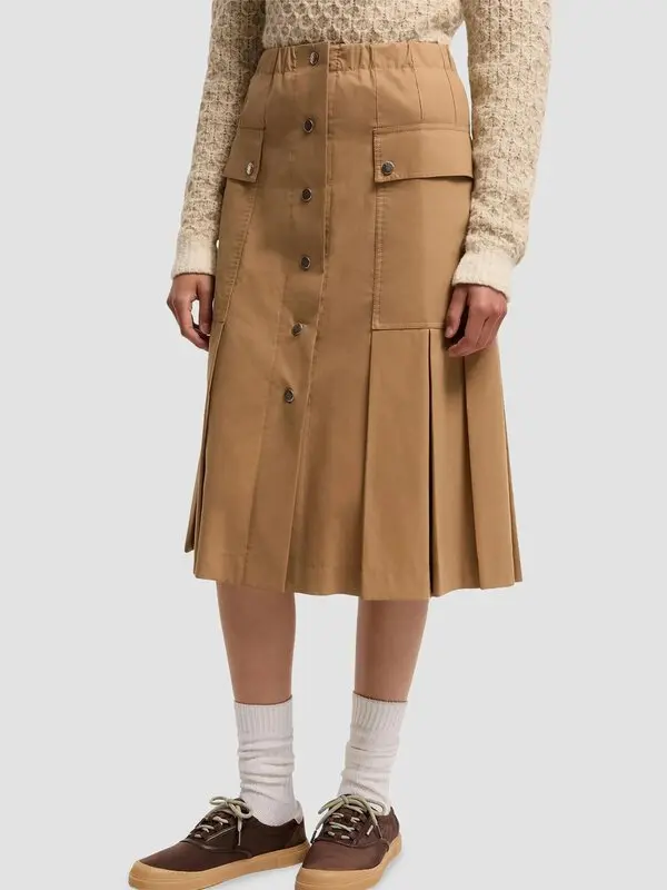Moncler Elastic-waist Skirt