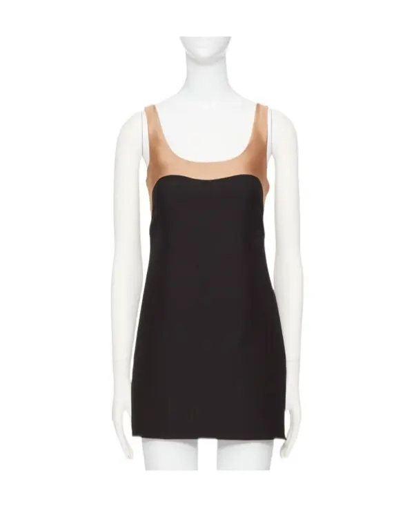 Valentino Garavani Color-block Sleeveless Mini Dress