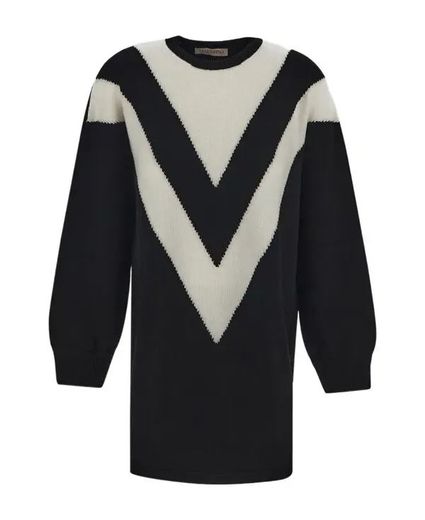 Valentino Garavani Two-tone Virgin-wool Jumper