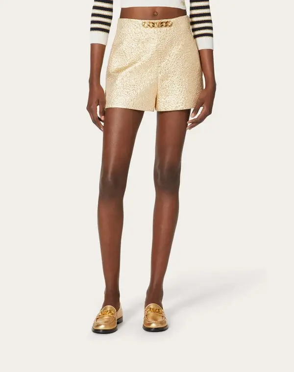 Valentino Garavani Vlogo Chain Tailored Shorts