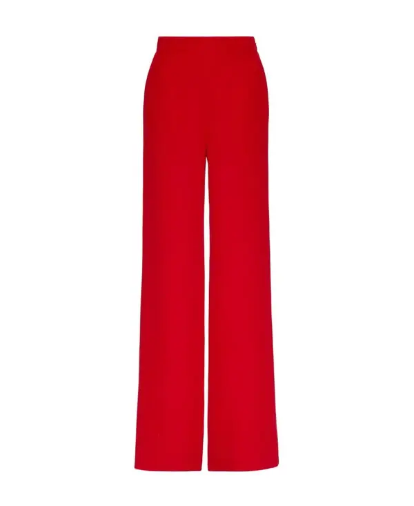 Valentino Garavani High-waisted Wide-leg Trousers